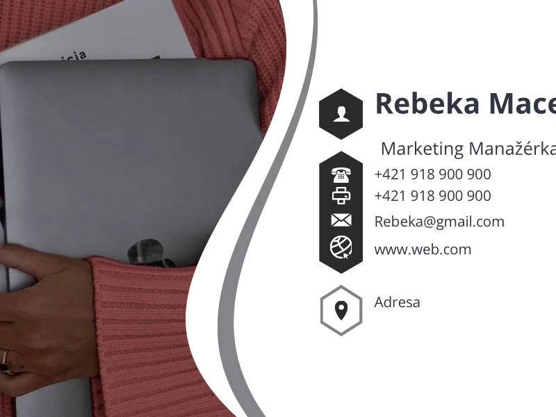 Tvorba modernej vizitky - 4 návrhy za 20,00 € | JASPRAVÍM.sk